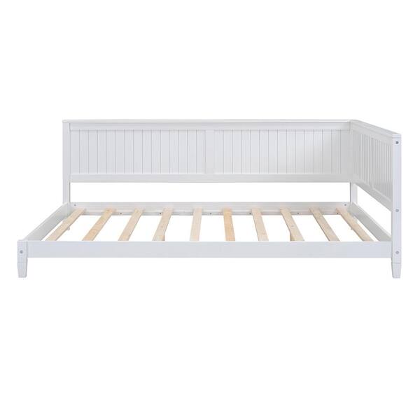 ATHMILE White Full Size Wood Daybed GZ-B2H20230007 - The Home Depot ATHMILE White Full Size Wood Daybed GZ-B2H20230007 - The Home Depot