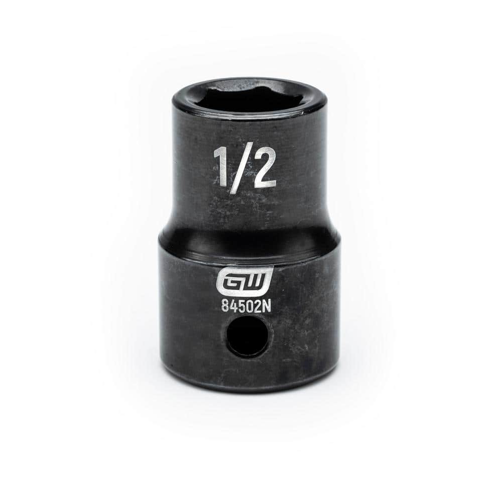 GEARWRENCH 1/2 in. Drive 6 Point SAE Standard Impact Socket 1/2 in ...