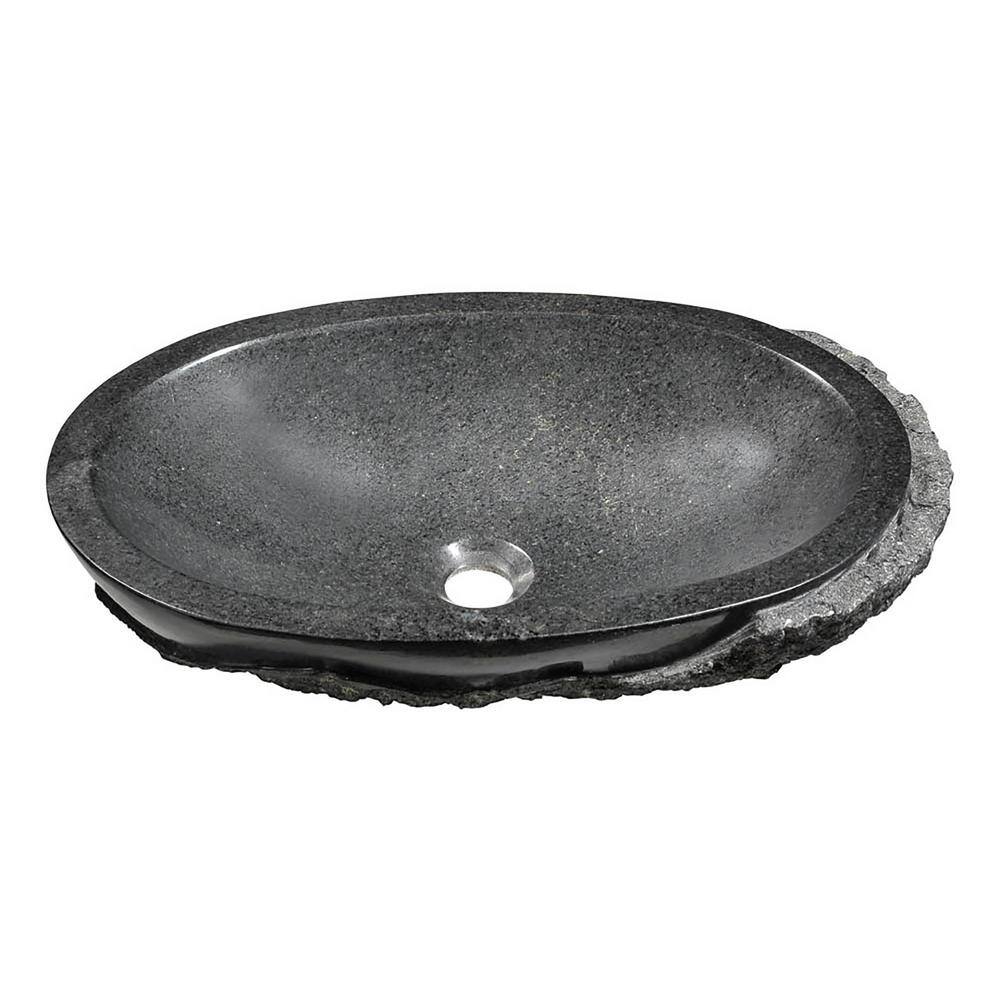 ANZZI Sotiria Vessel Sink in Mandy Black LS-AZ8165 - The Home Depot