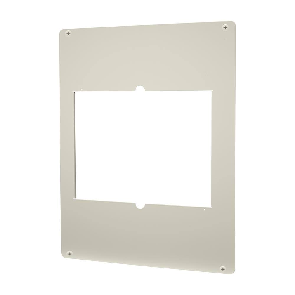Cadet Com-Pak Twin Metal Adapter Plate in Almond CTAMA - The Home Depot