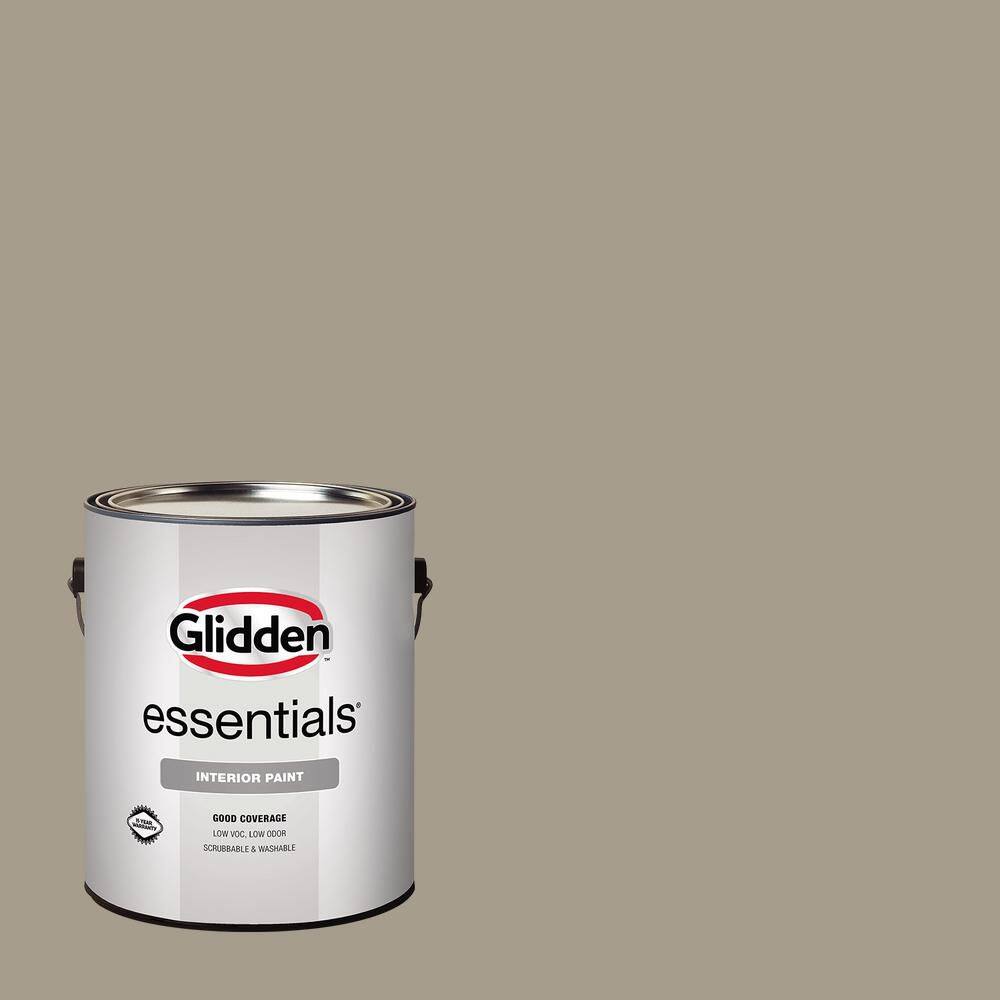 Glidden Essentials 1 gal. PPG1024-5 Stonehenge Greige Eggshell Interior ...