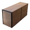 NewTechWood 12 in. x 36 in. x 17.25 in. Composite Deck Box in Peruvian ...