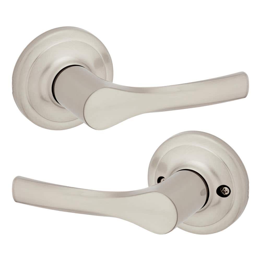 Kwikset Henley Satin Nickel Half Dummy Door Handle 94880-634 - The Home ...