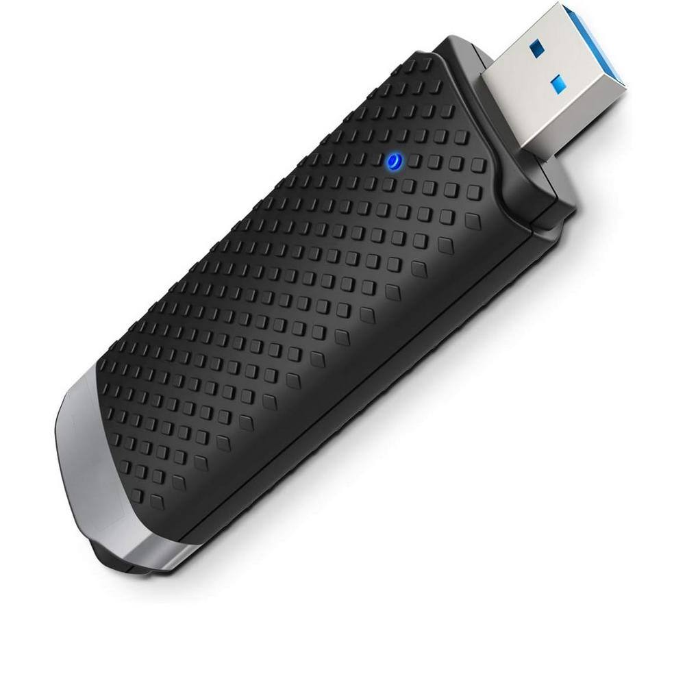 EKIEUDL Ultra Speed 1300 Mbps USB Wi-Fi Network Adapter Black (1-Pack ...