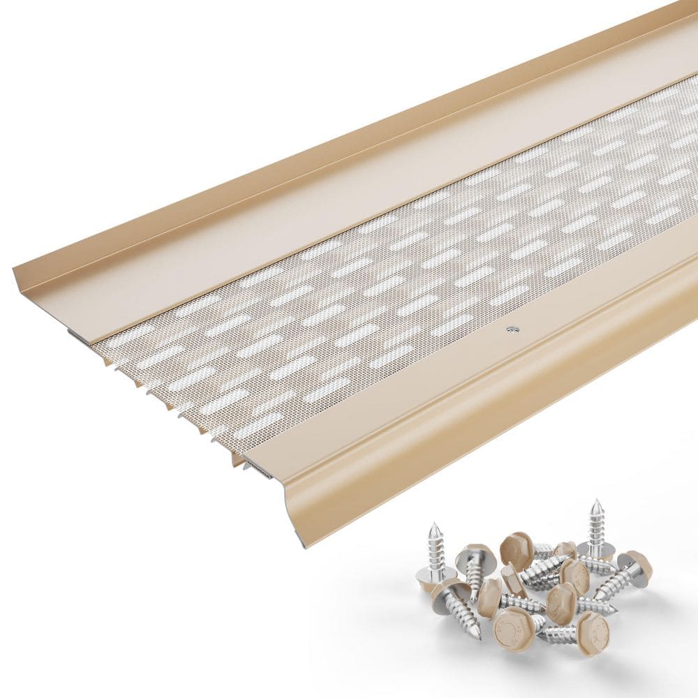 Reviews for WATERLOCK 6" Gutter Guard 50ft-Cream, Stainless Steel Mesh ...