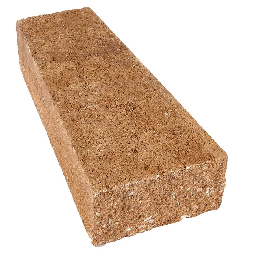 Pavestone ProMuro 3 in. x 5.25 in. x 14 in. Prairie Brown Concrete Wall ...