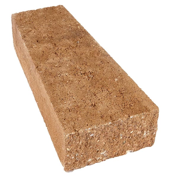 Pavestone ProMuro 3 in. x 5.25 in. x 14 in. Prairie Brown Concrete Wall ...