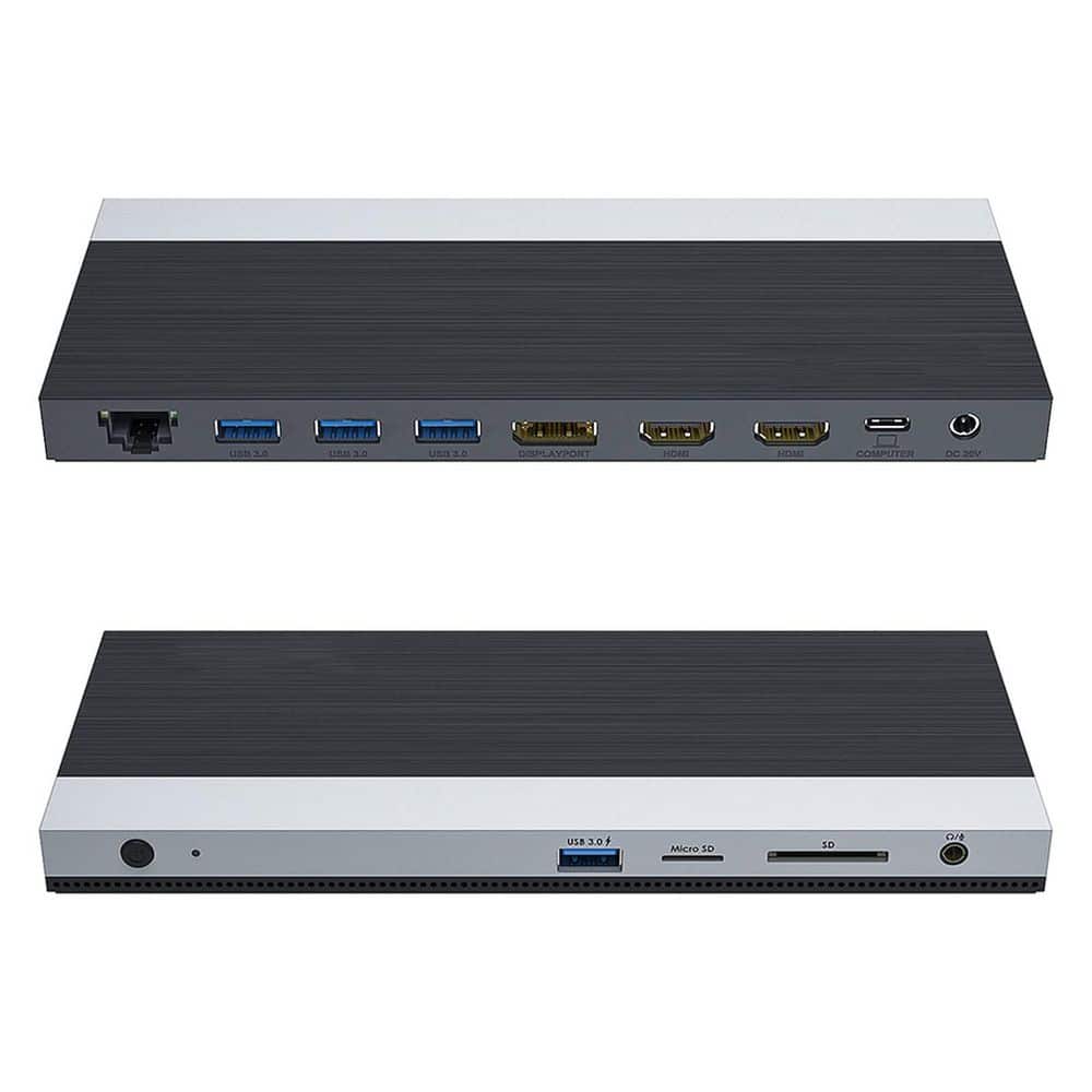 Lukyamzn USB C Docking Station 4K Triple Display 2-HDMI 1 DisplayPort ...