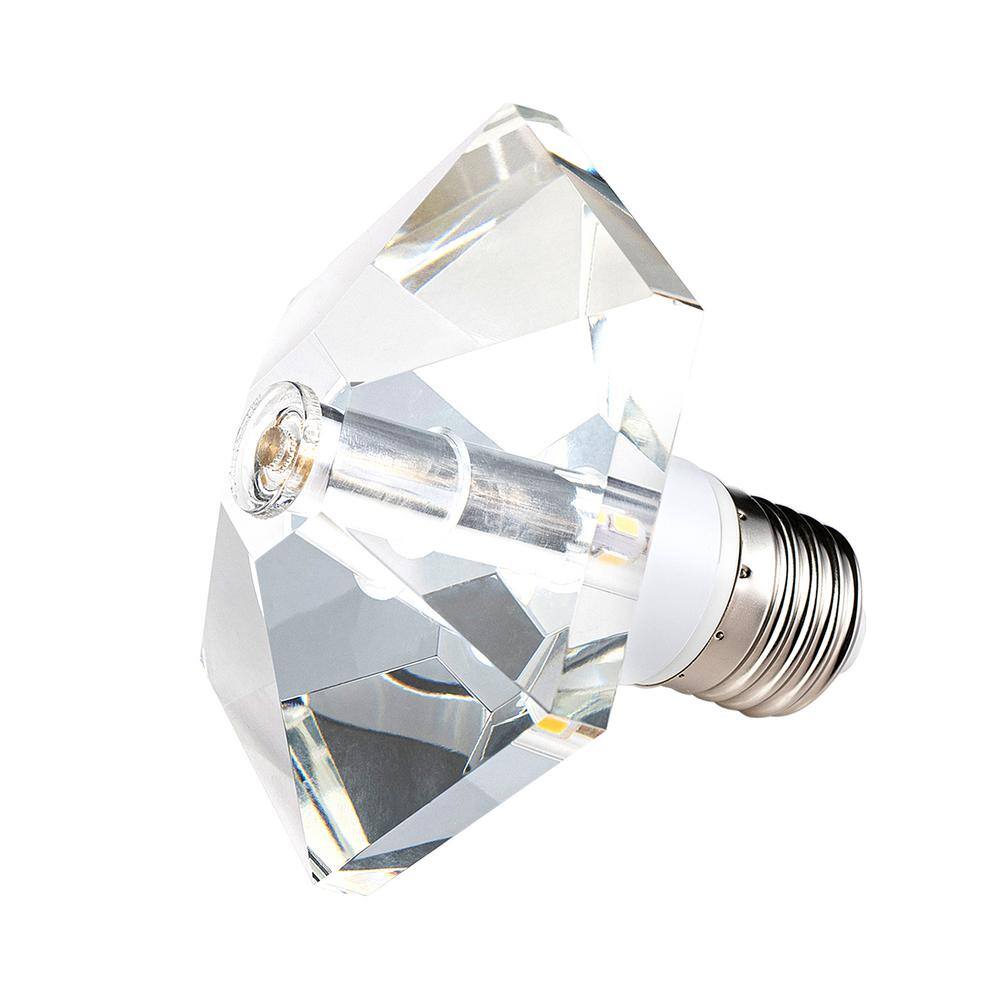 CARRO 5-Watt Equivalent Hexagon Diamond Shaped E26/27 Crystal LED Light ...