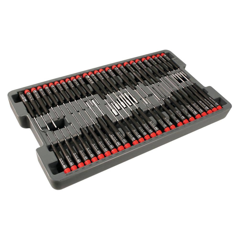 Wiha Precision Screwdriver Tray Set (51-Piece) 92191 - The Home Depot