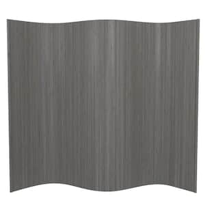 Reviews for RED LANTERN Bamboo Wave 72.25 in. Black Room Divider | Pg 1 ...