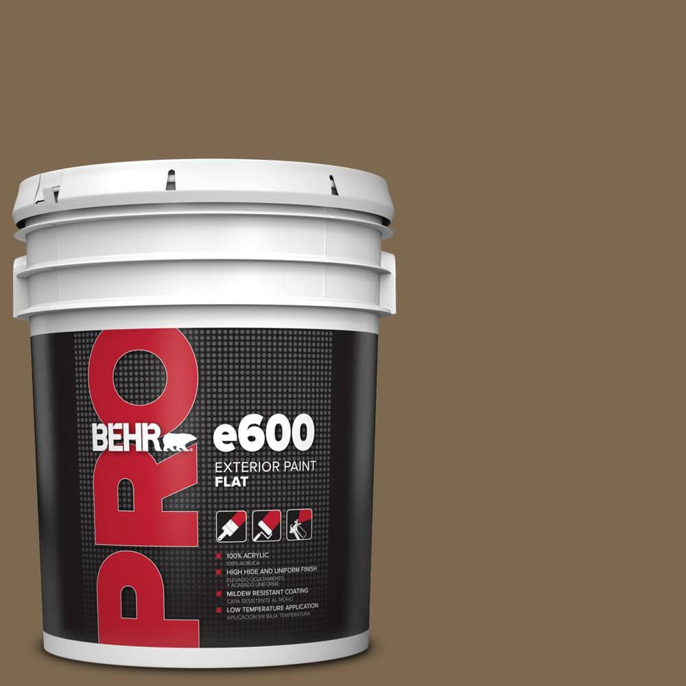 Reviews for BEHR PRO 5 gal. #N300-7 Mayan Ruins Flat Exterior Paint ...
