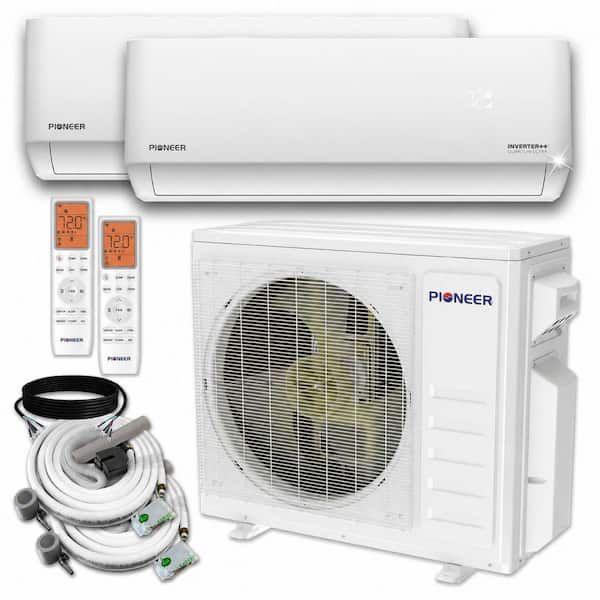 Pioneer Quantum Ultra 2-Zone 24,000 BTU 24 SEER2 Ductless Wi-Fi Enabled ...
