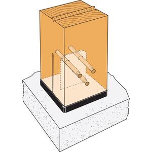 8x8 - Simpson Strong-Tie - Post Bases - Post Brackets - The Home Depot