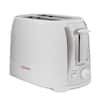 AIWA White, 2 Slice Wide Slot, Toaster Reheat and Defrost Function, 6 ...