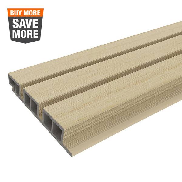 NewTechWood European Siding System 7.7 in. x 96 in. Composite Belgian ...