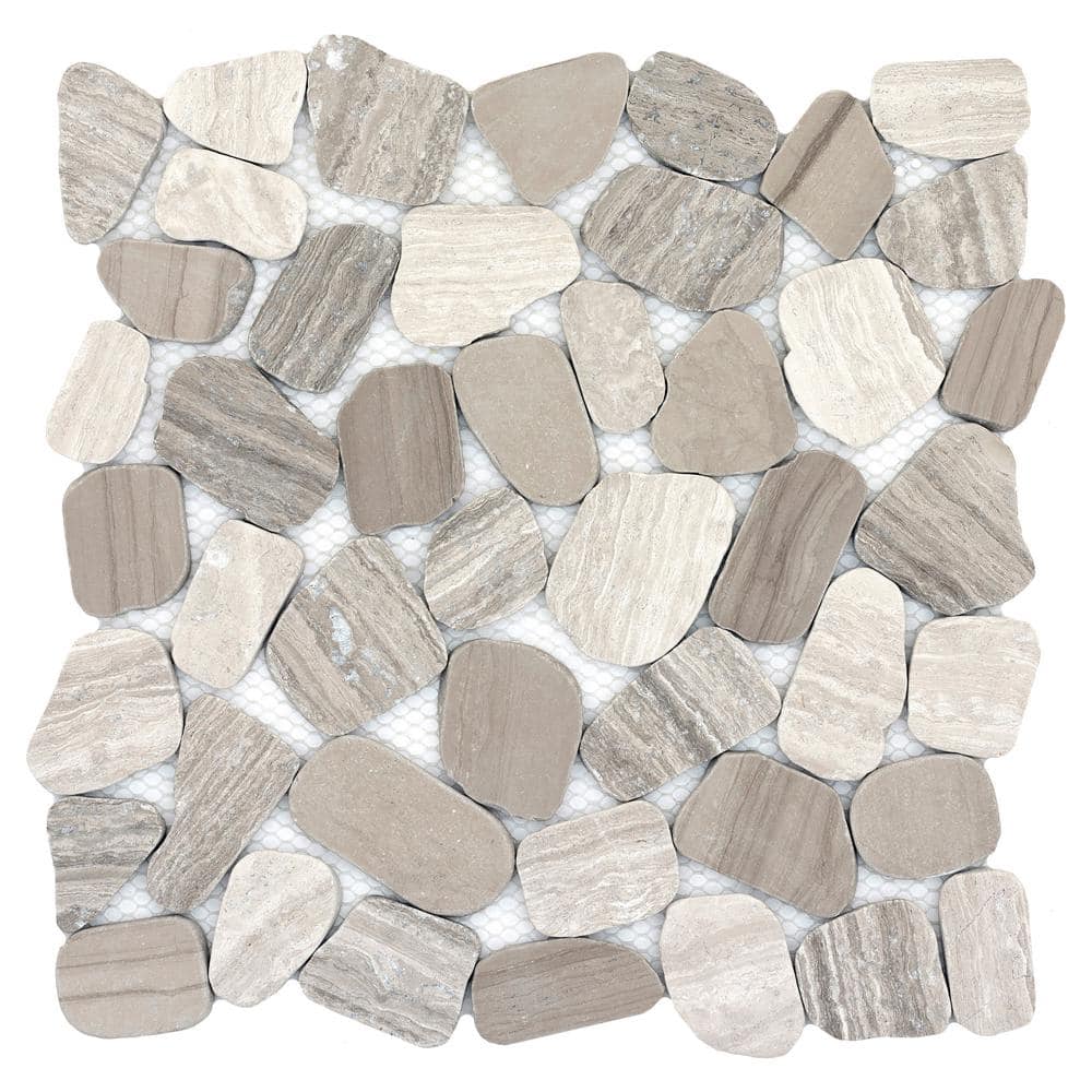 EMSER TILE Cultura Autumn Honed and Tumbled 11.81 in. x 11.81 in. x 8 ...