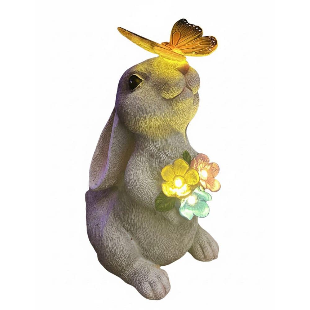 Rabbit and Solar LED series 8.7-in. Gray Household Material Unspecified ...