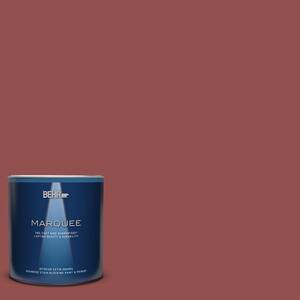 BEHR PREMIUM PLUS 8 oz. #PPU1-08 Pompeian Red Flat Interior/Exterior ...