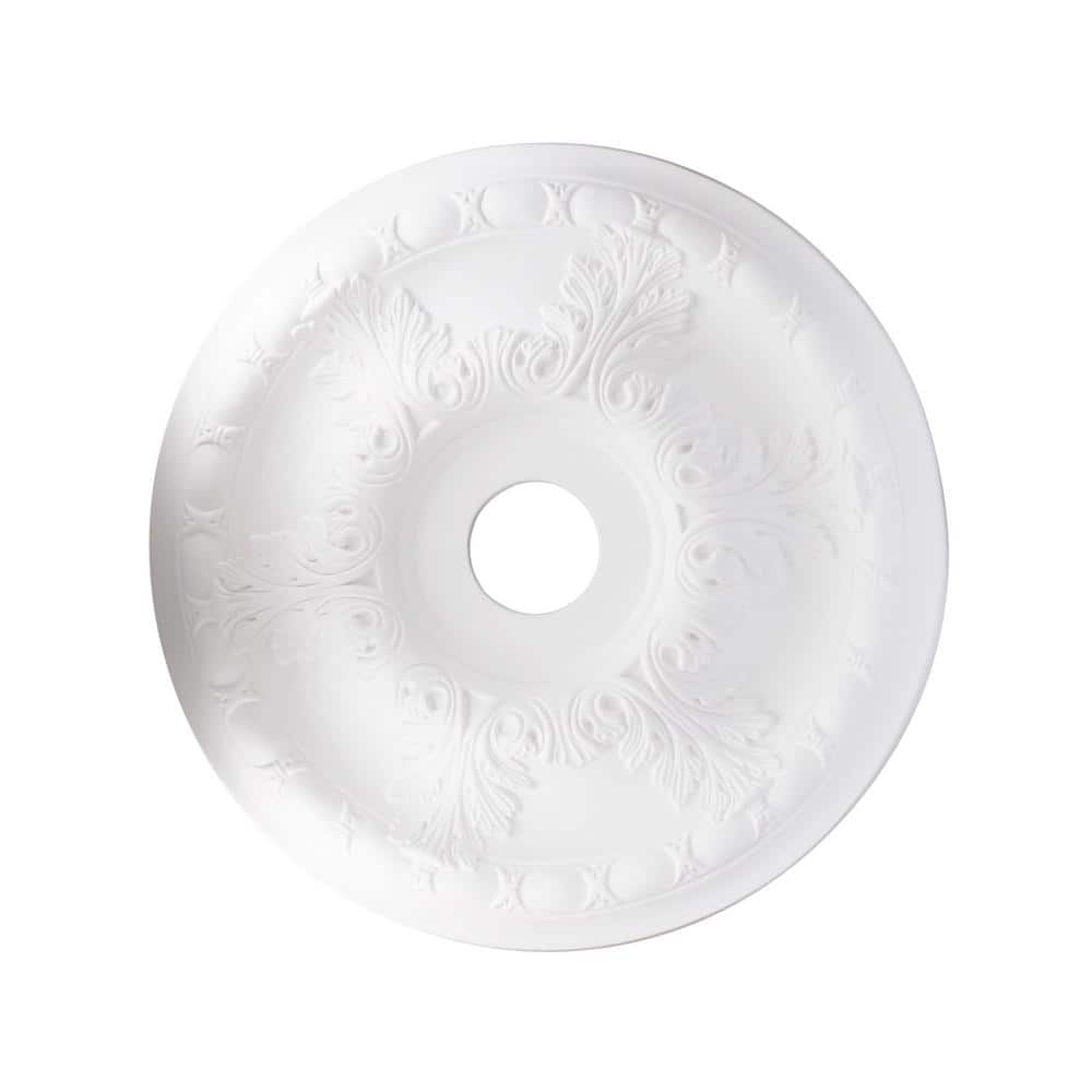Hampton Bay 24 in. White Ceiling Medallion 805144 - The Home Depot