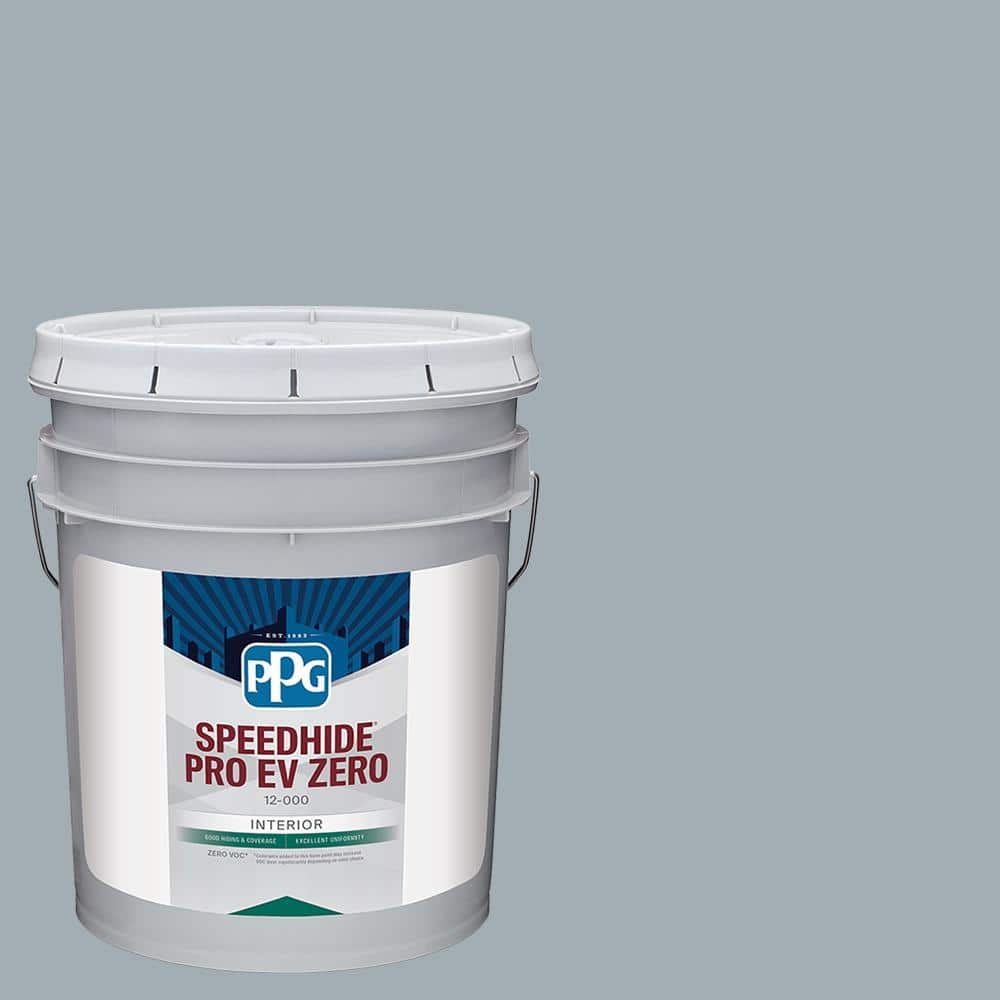 PPG Speedhide Pro EV Zero 5 gal. PPG10-13 Foretell Semi-Gloss Interior ...