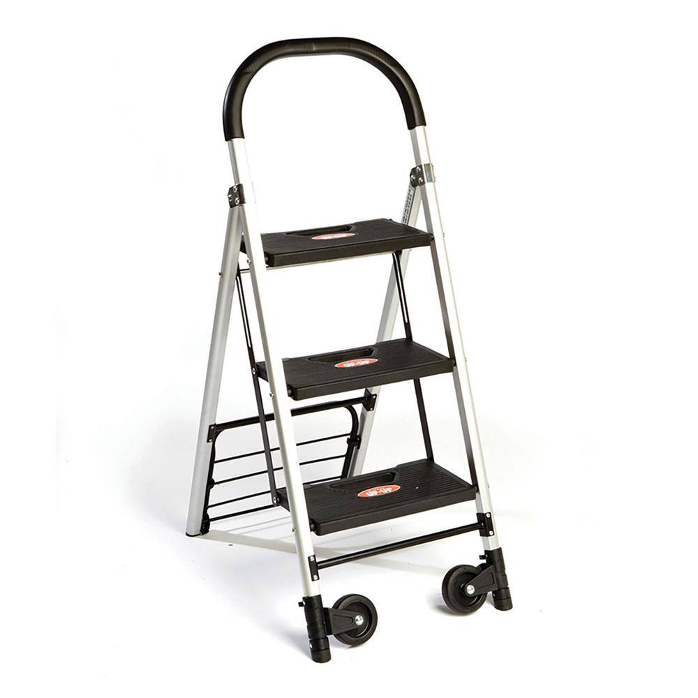 BIOS LIVING 3-Step Polypropylene 2-in-1 Step Stool Ladder LF356 - The ...