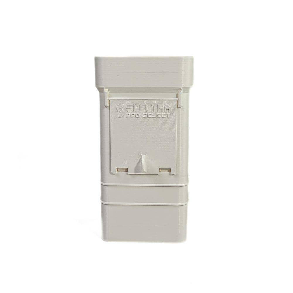Spectra Pro Select 3 in. x 4 in. Plastic Downspout Filter White ...