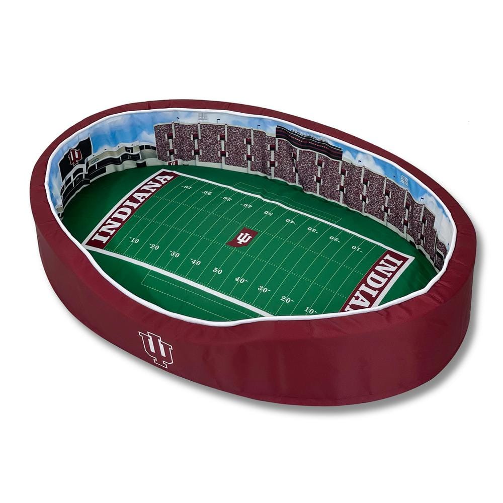 StadiumSpot Indiana University M Football Stadium Pet Bed FB-IND-21-M ...