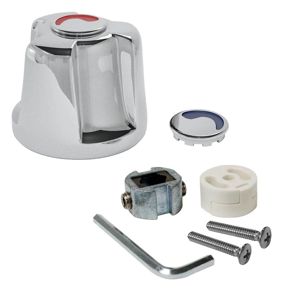 Everbilt Universal Replacement Faucet Handle with Three Ridge Knob ...