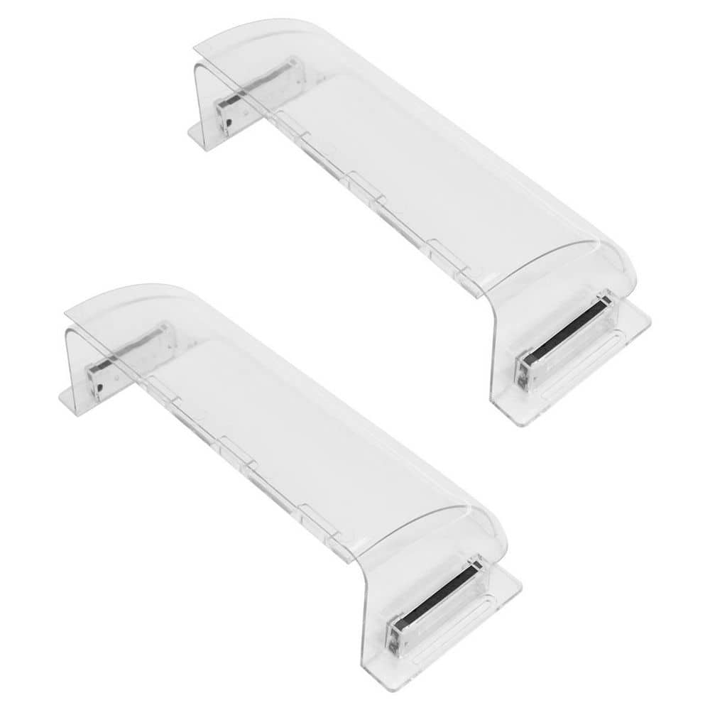 Wellco 9 x 4 x 2.5 in. Plastic Air and Heat Deflector for Vents, Clear ...