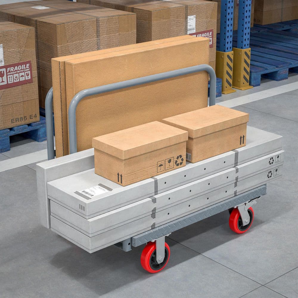 Heavy Duty Steel Drywall Cart Panel Truck Lumber Cart for Moving Tools ...