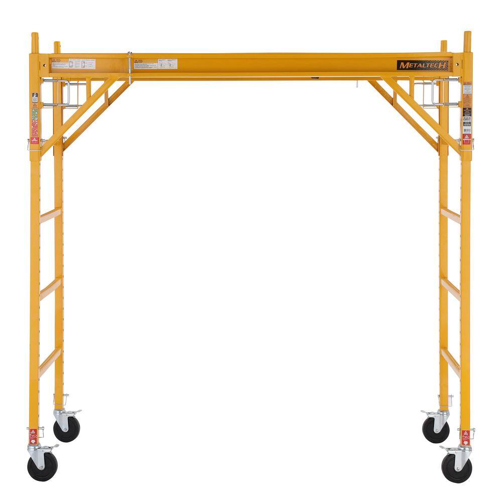 Steel Scaffold Rolling Platform with 1250 lbs. Load Capacity - 6 ft. W ...