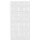 Veranda 4 ft. x 8 ft. White Privacy Square Vinyl Lattice - Framed ...