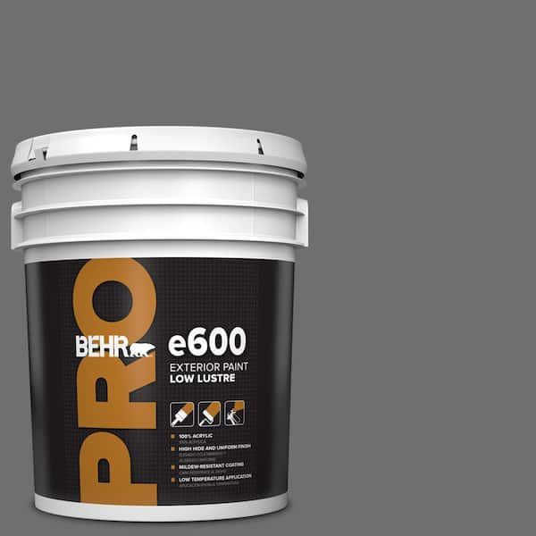 BEHR PRO 5 gal. #HDC-AC-17A Welded Iron Low Luster Exterior Paint ...