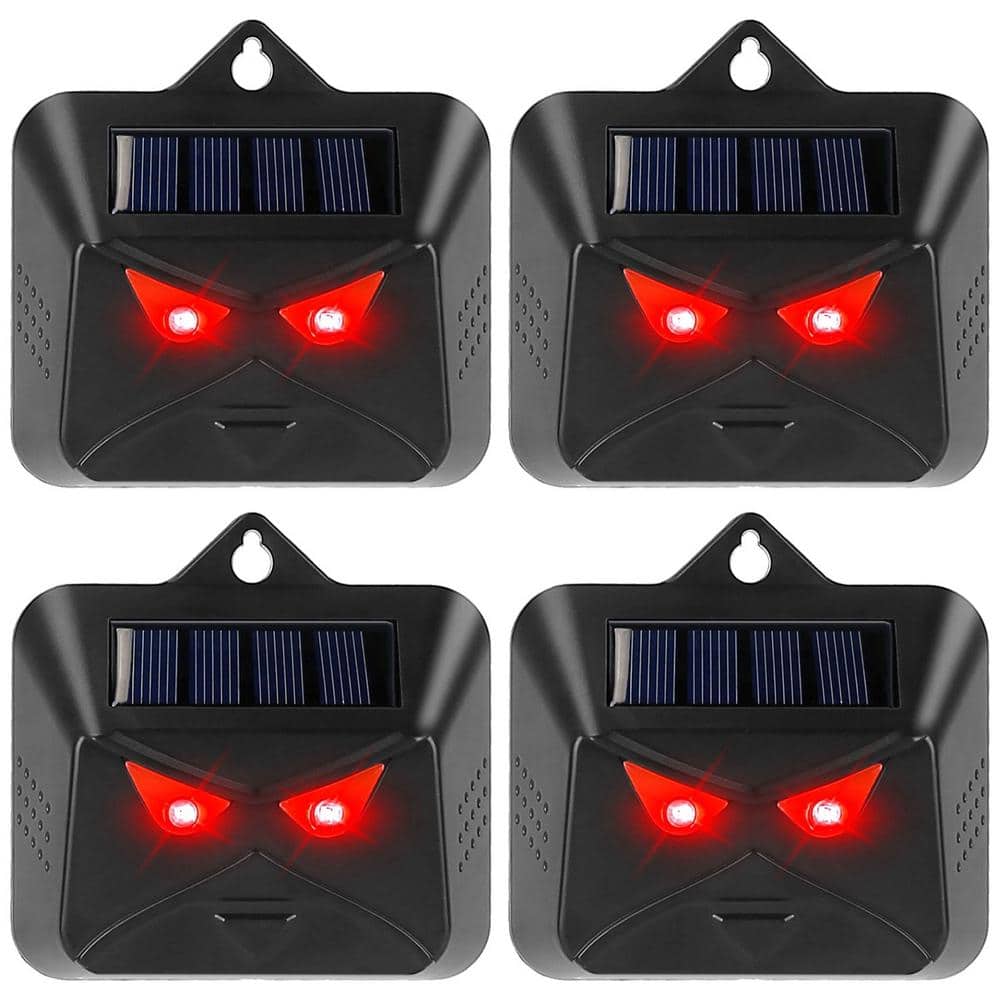 ITOPFOX 4-Pcs Solar Predator Control Light, Animal Repeller for Outdoor ...