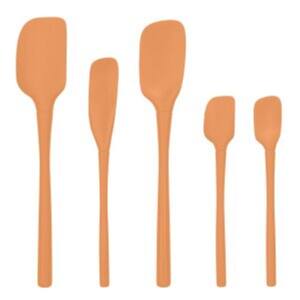 OVENTE Green Non-Stick Silicone Spatula Set with Heat Resistant and ...