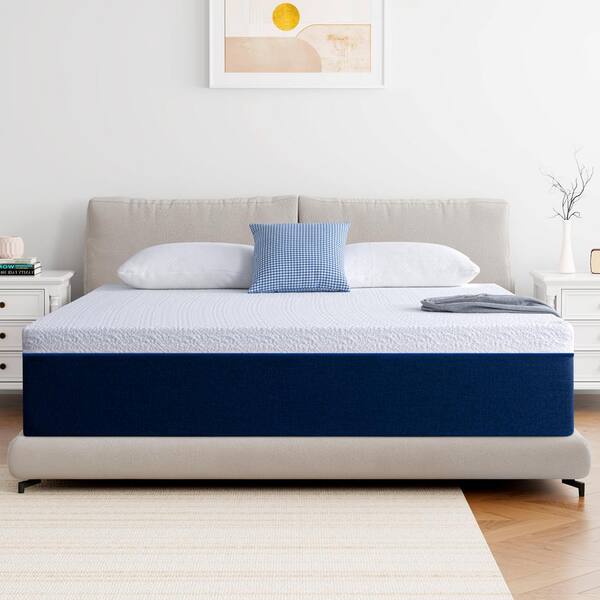 Ofanext 12 in. Medium Tight Top Queen Memory Foam Mattress, Cool and ...