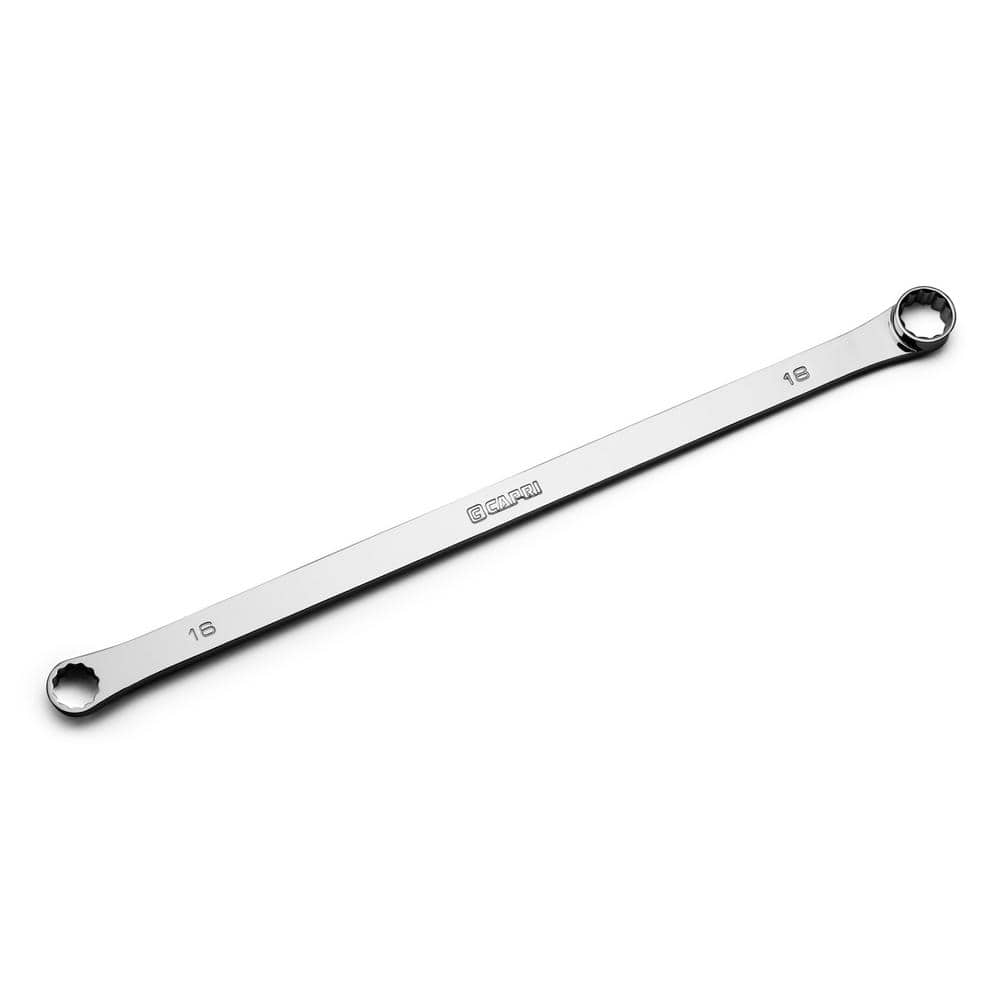 Capri Tools 16 mm x 18 mm 0-Degree Offset Extra-Long Box End Wrench ...