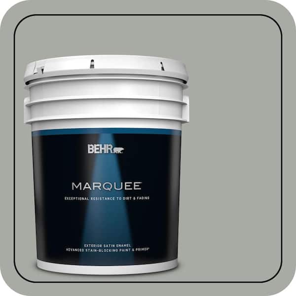 BEHR MARQUEE 5 gal. #PPU25-15 Flipper Satin Enamel Exterior Paint ...
