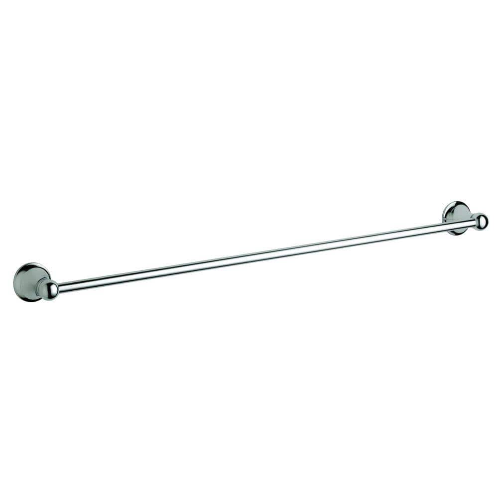 GROHE Seabury 24 in. Towel Bar in Chrome-40 157 000 - The Home Depot