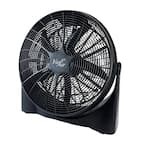 20 in. 3-Speed Ultra Lightweight High-Velocity Turbo Floor Fan with 5 ...