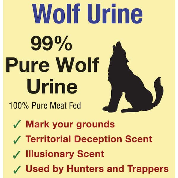 Coyote Repellent Just Scentsational Wolf Urine 64 Oz. Outdoor Organic ...
