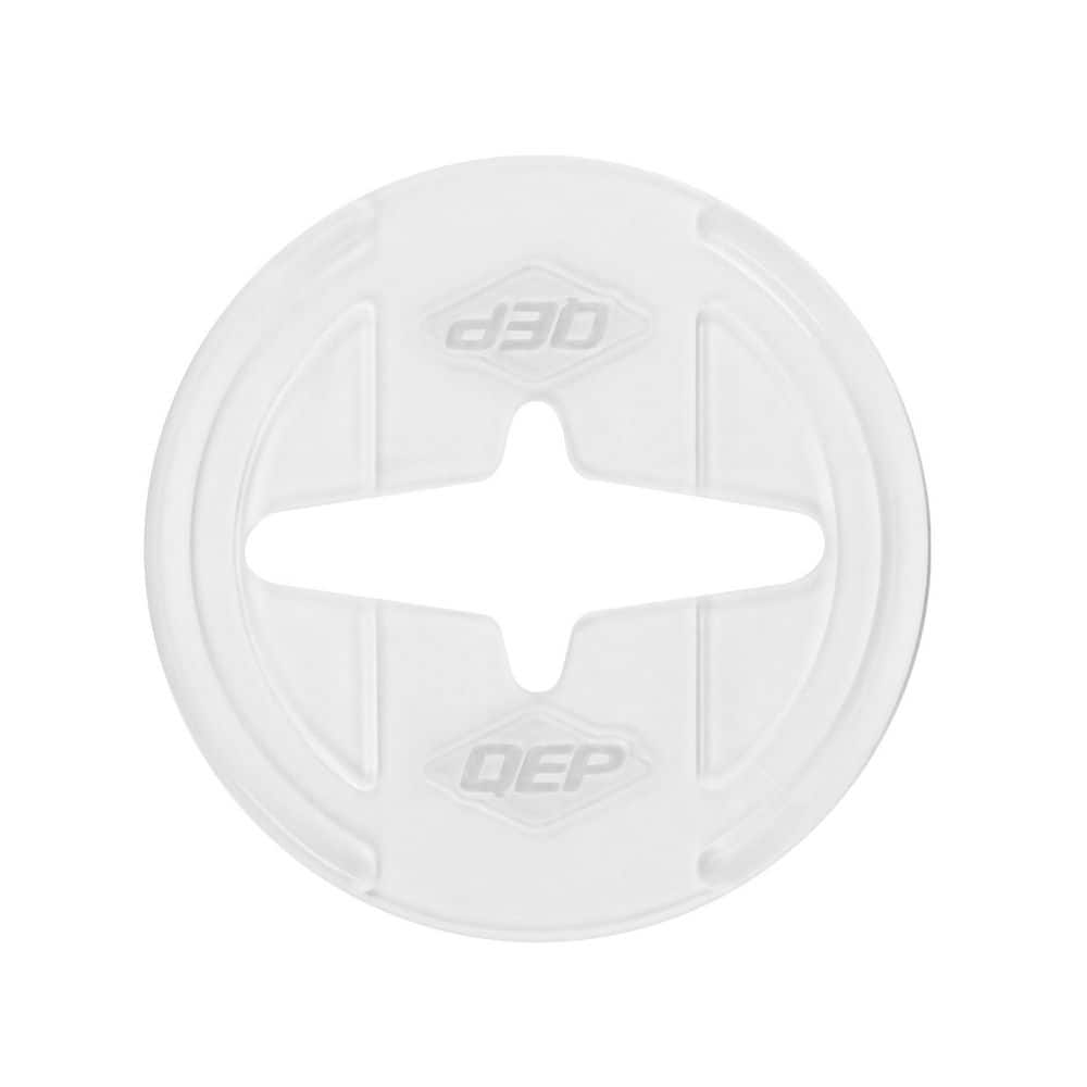 QEP Clear 2.5 in. W Plastic Protection Plate Tile Leveling System 100 ...