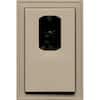 Builders Edge 8.125 in. x 12 in. #085 Clay Jumbo Electrical Mounting ...