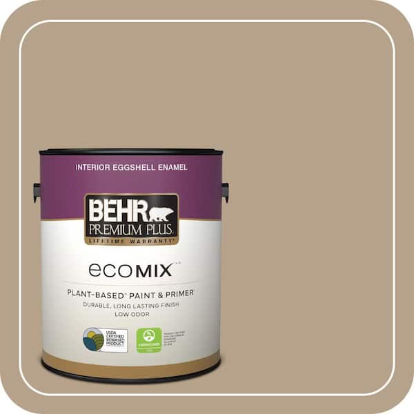 BEHR PREMIUM PLUS 1 gal. #PPU7-06 Chateau Eggshell Enamel EcoMix Plant ...