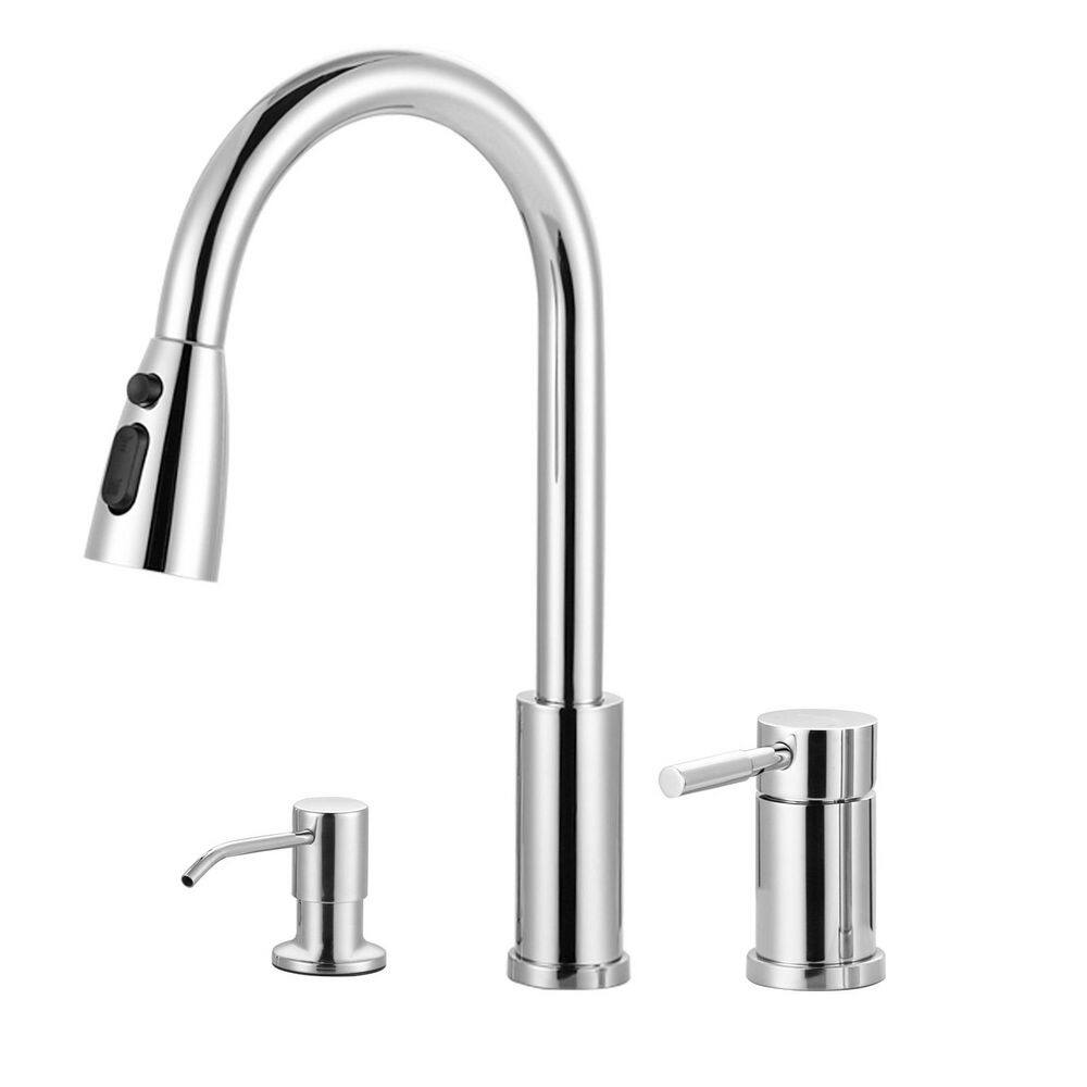 ARCORA Single Handle Pull Down Sprayer Kitchen Faucet with Spray, Pull ...