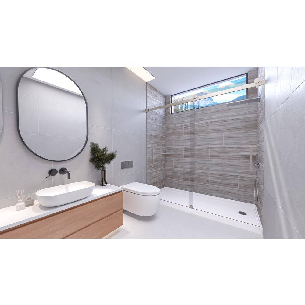 NuVo Driftwood-Tetherow 60 in. x 32 in. x 99 in. Floor/Ceiling Base ...