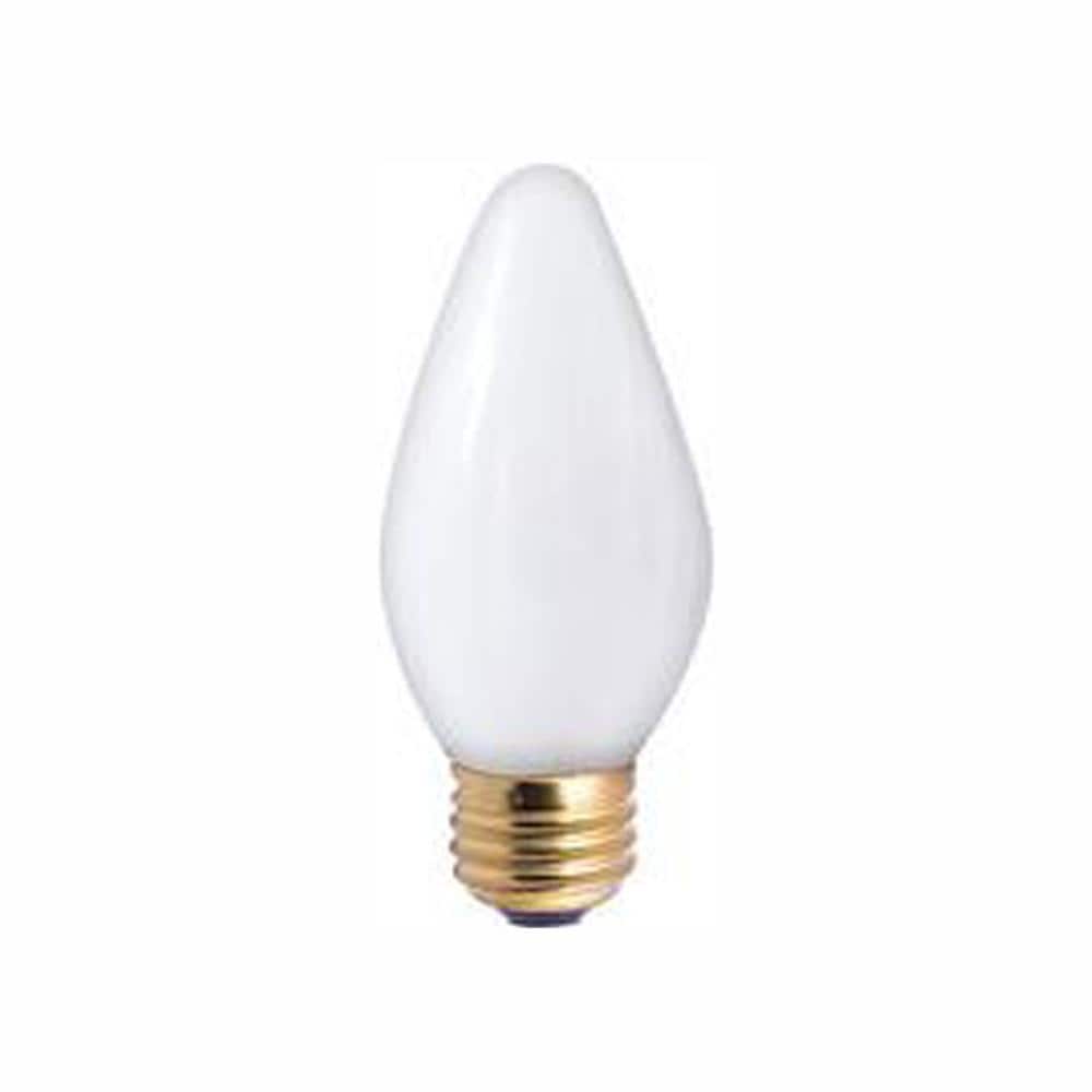 Bulbrite 40-Watt Warm White Light F15 (E26) Medium Screw Base, Dimmable ...