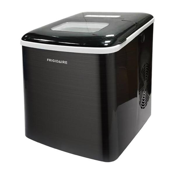 Frigidaire 9.4 in 26 lbs. Bullet Countertop Ice Maker in Black EFIC123 ...
