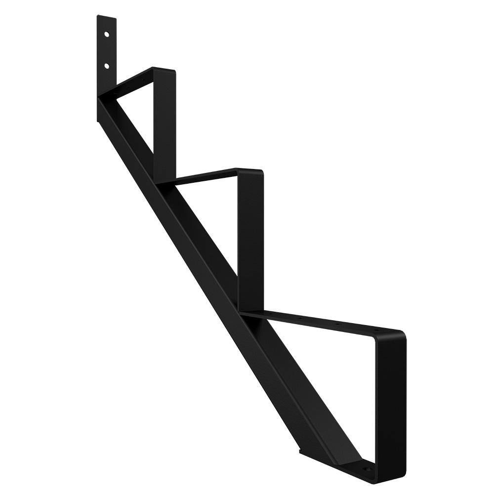 PEAK 3-Step Steel Powder-Coated Finished Stair Riser (Includes 1 ...